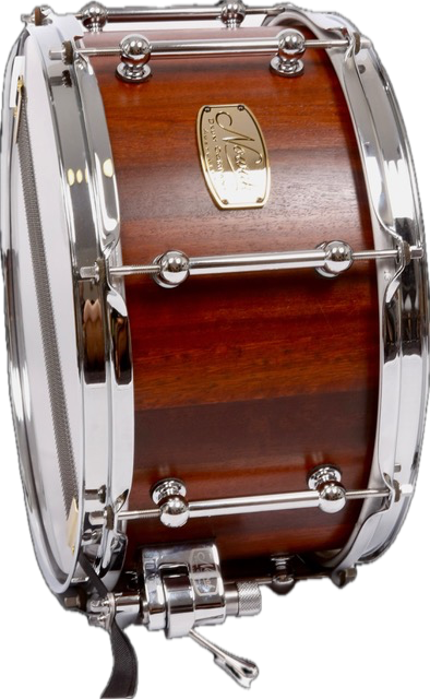 Jarrah Block Stave Snare Drum. Natural Finish. 13″ x 7″ Chrome Hardwar ...